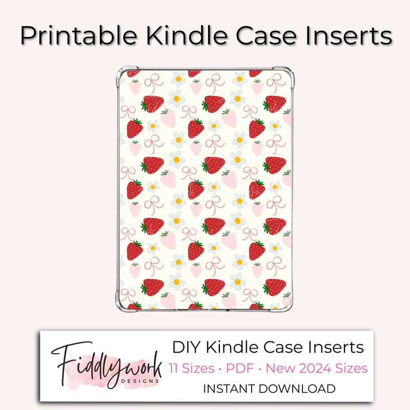 Kindle Inserts - Etsy