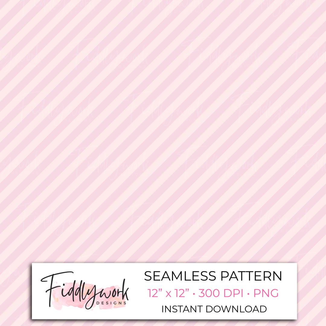 Pastel Diagonal Stripe Seamless Pattern | Soft Pink Digital Paper for ...