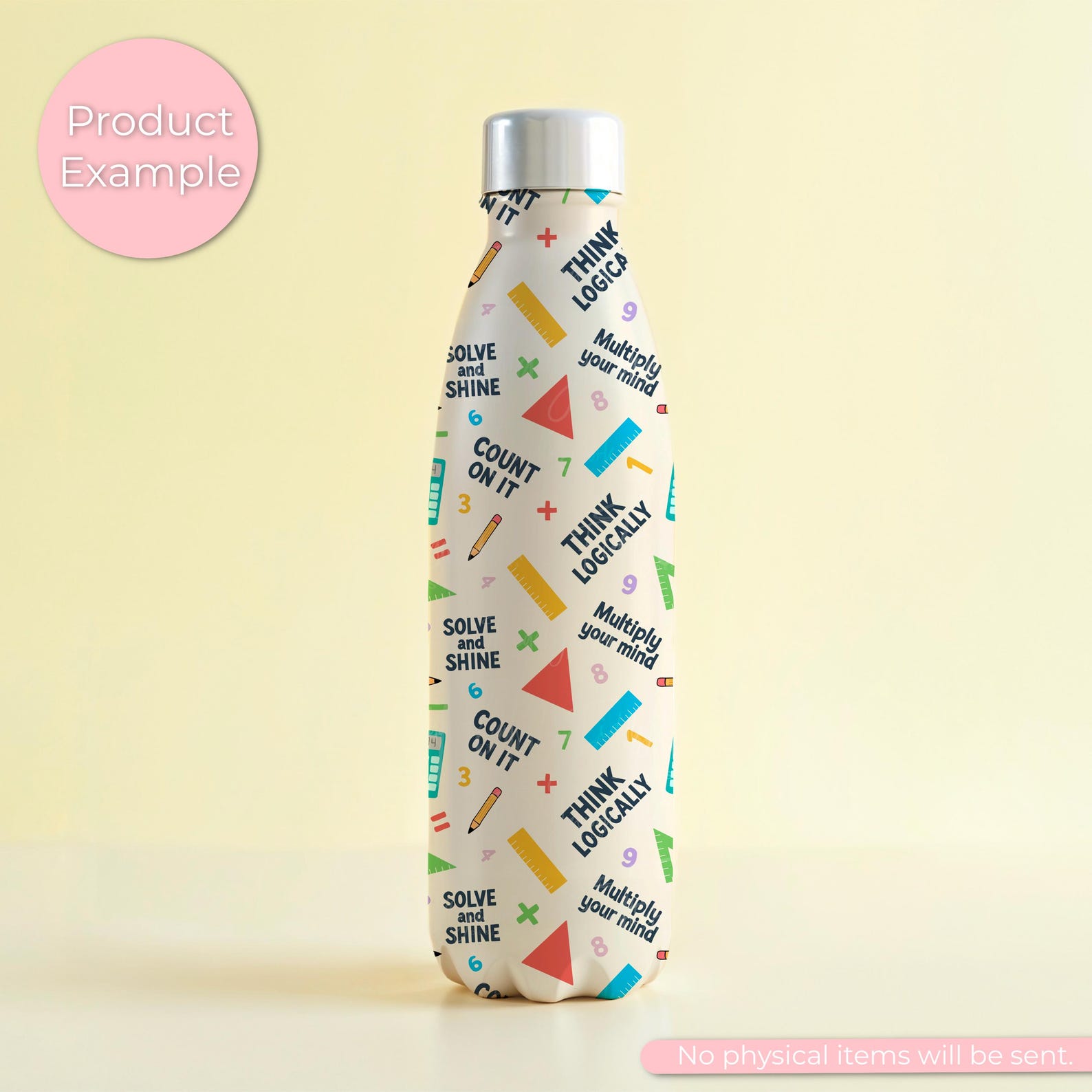 Math Back to School Seamless Pattern | STEM Digital Paper for Fabric ...