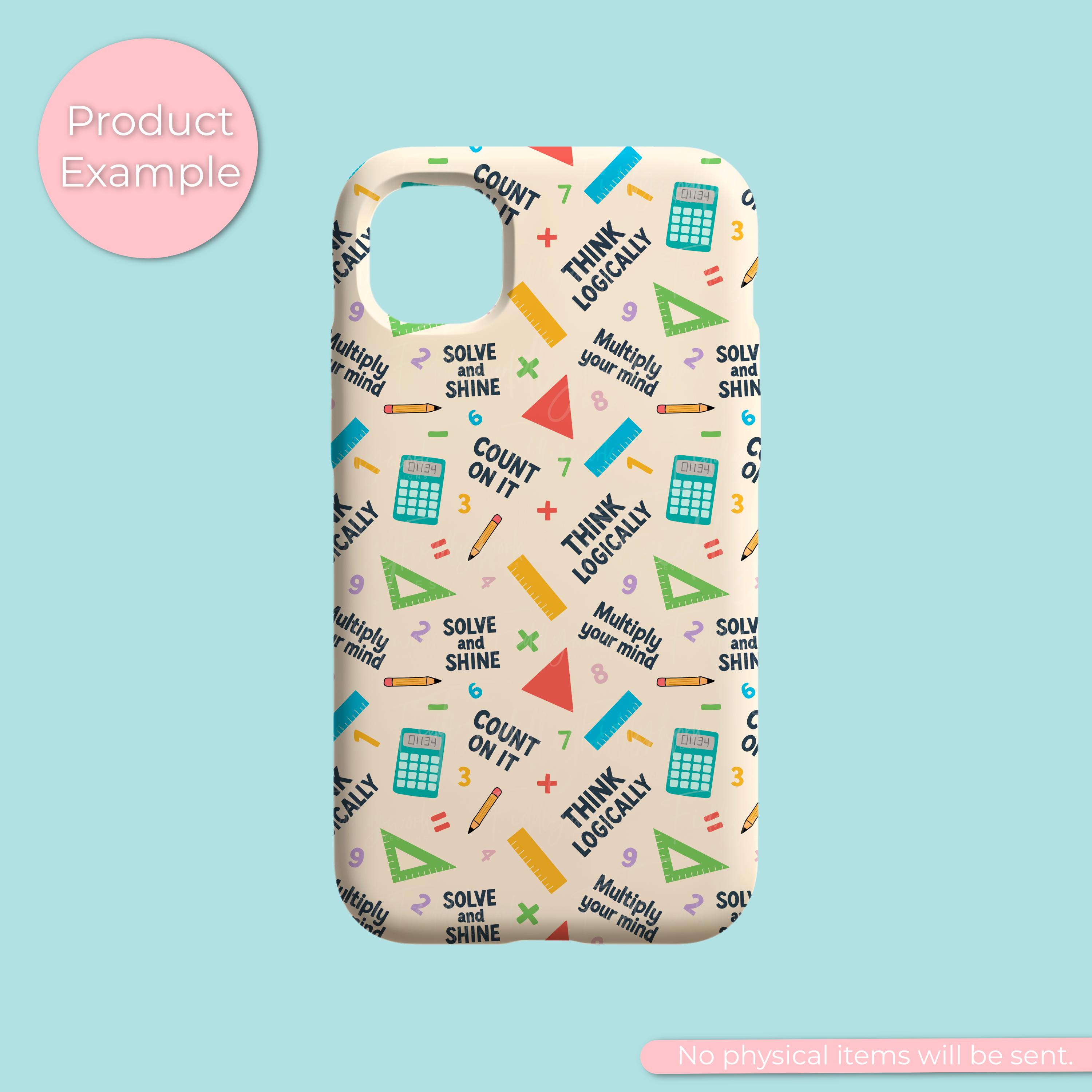 Math Back to School Seamless Pattern | STEM Digital Paper for Fabric ...