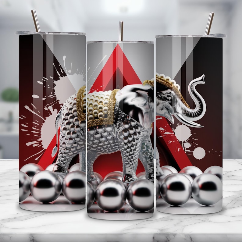 Delta Sigma Theta Tumbler Wrap PNG: Red & Pearl Sorority Design ...
