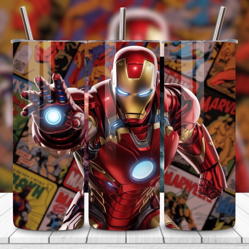 Superhero Tumbler Wrap PNG: Sublimation Design (digital Download - Etsy