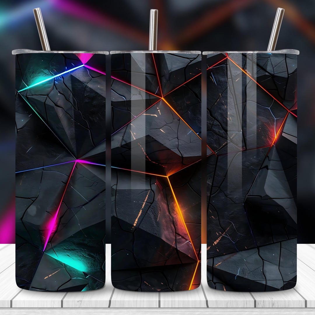 Lava Rock Volcano Tumbler Wrap PNG: 20oz Skinny Sublimation Design ...