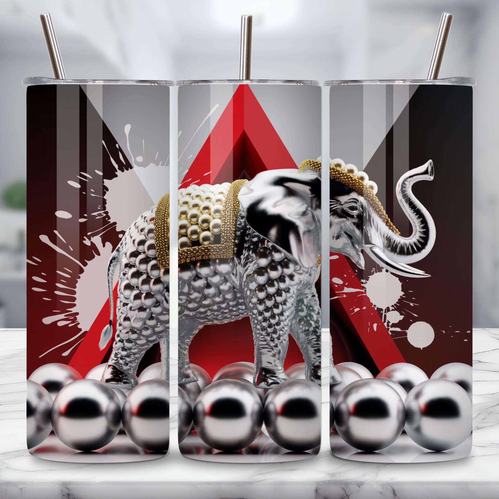 Delta Sigma Theta Tumbler Wrap PNG: Red & Pearl Sorority Design ...