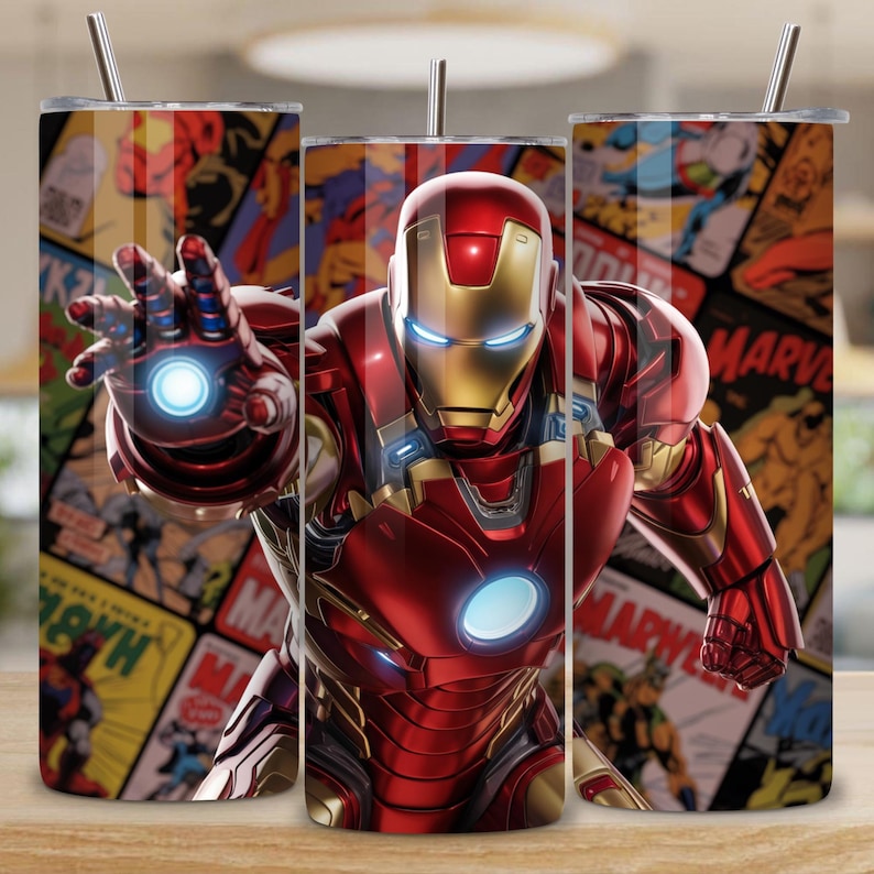 Superhero Tumbler Wrap PNG: Sublimation Design (digital Download - Etsy