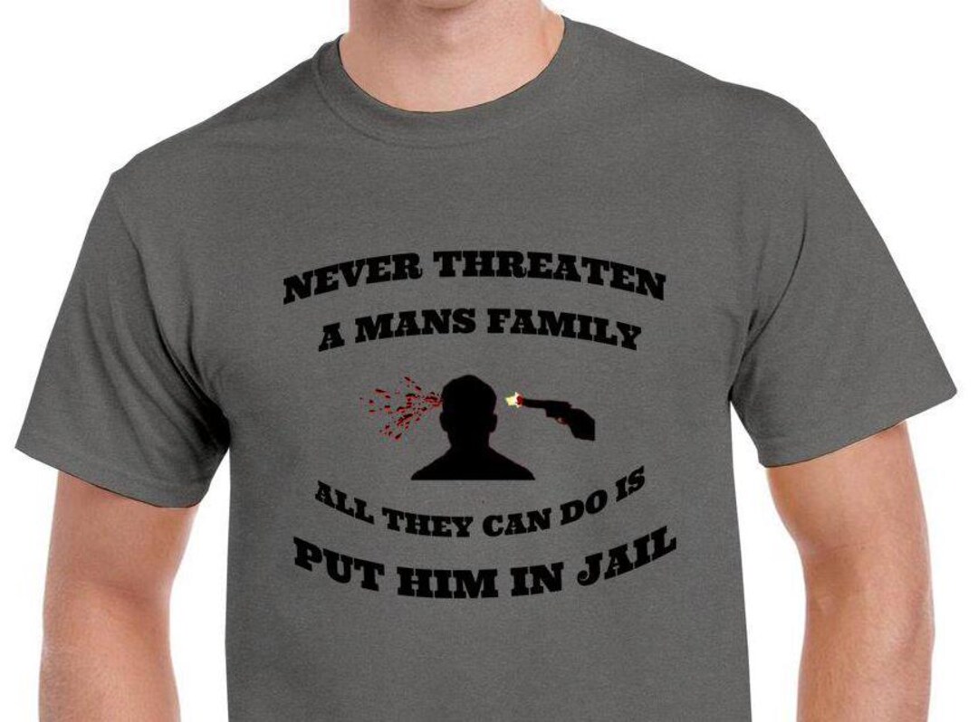 Headshot Silhouette Never Threaten A Mans Family All They Can Do is Put ...