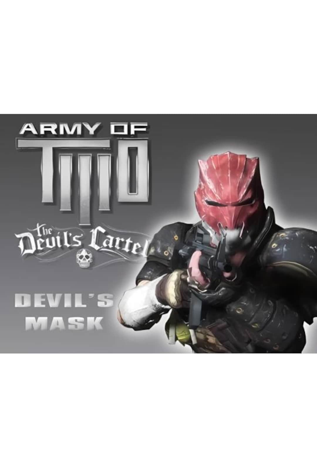 Cosplay Army of Two Elliot Salem's El Diablo Mask (foam Unfold by Big ...
