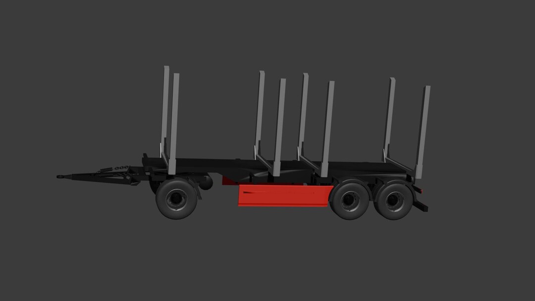 3d Logging Truck Trailer - Etsy