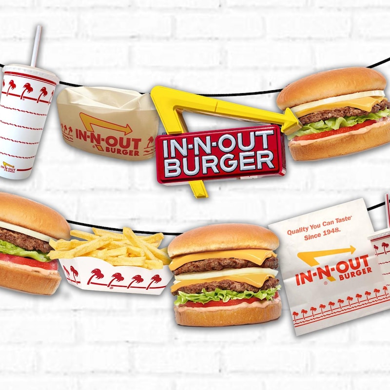 In N Out Name Tag - Etsy