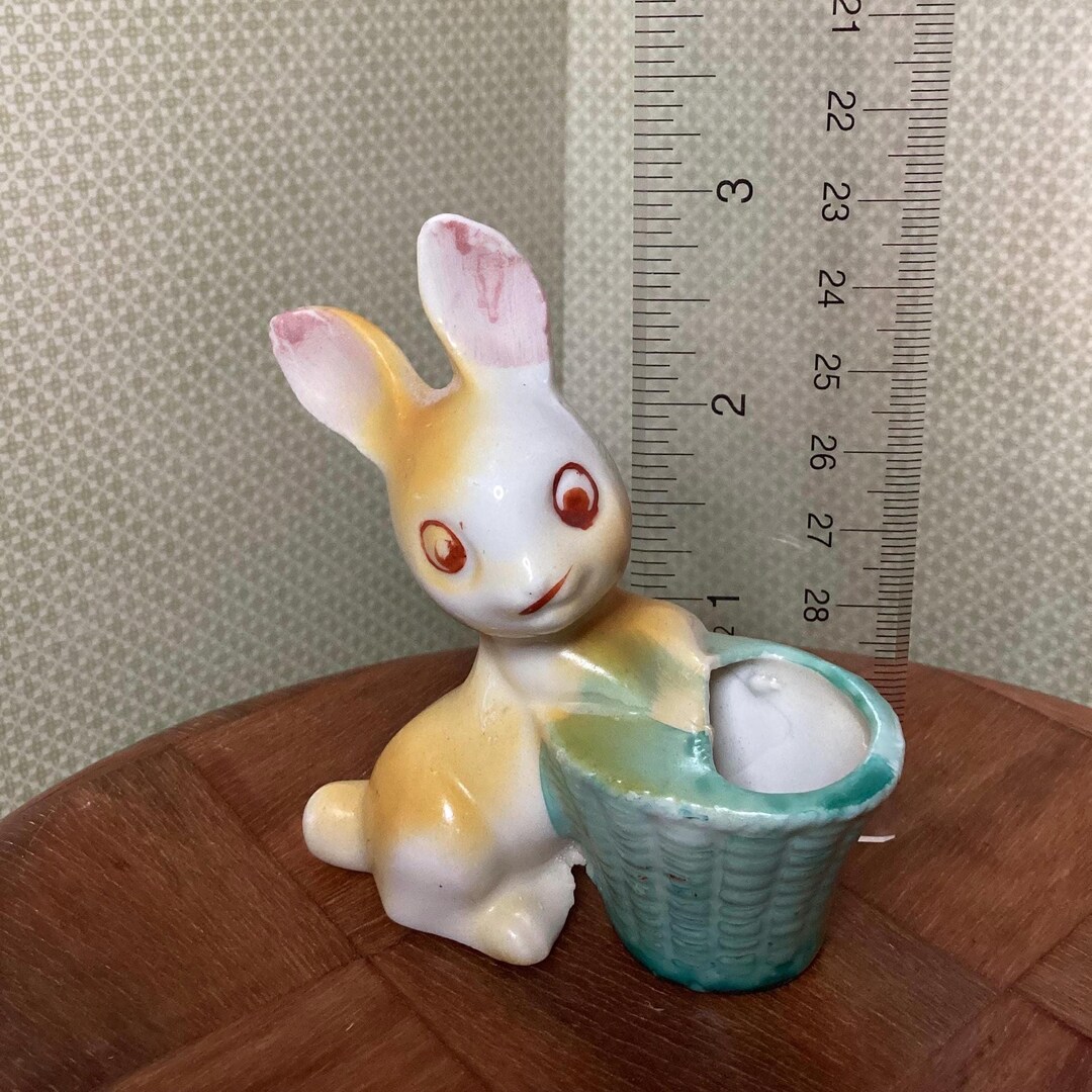 Vintage Ceramic Bunny Rabbit Tiny Made in Japan - Etsy