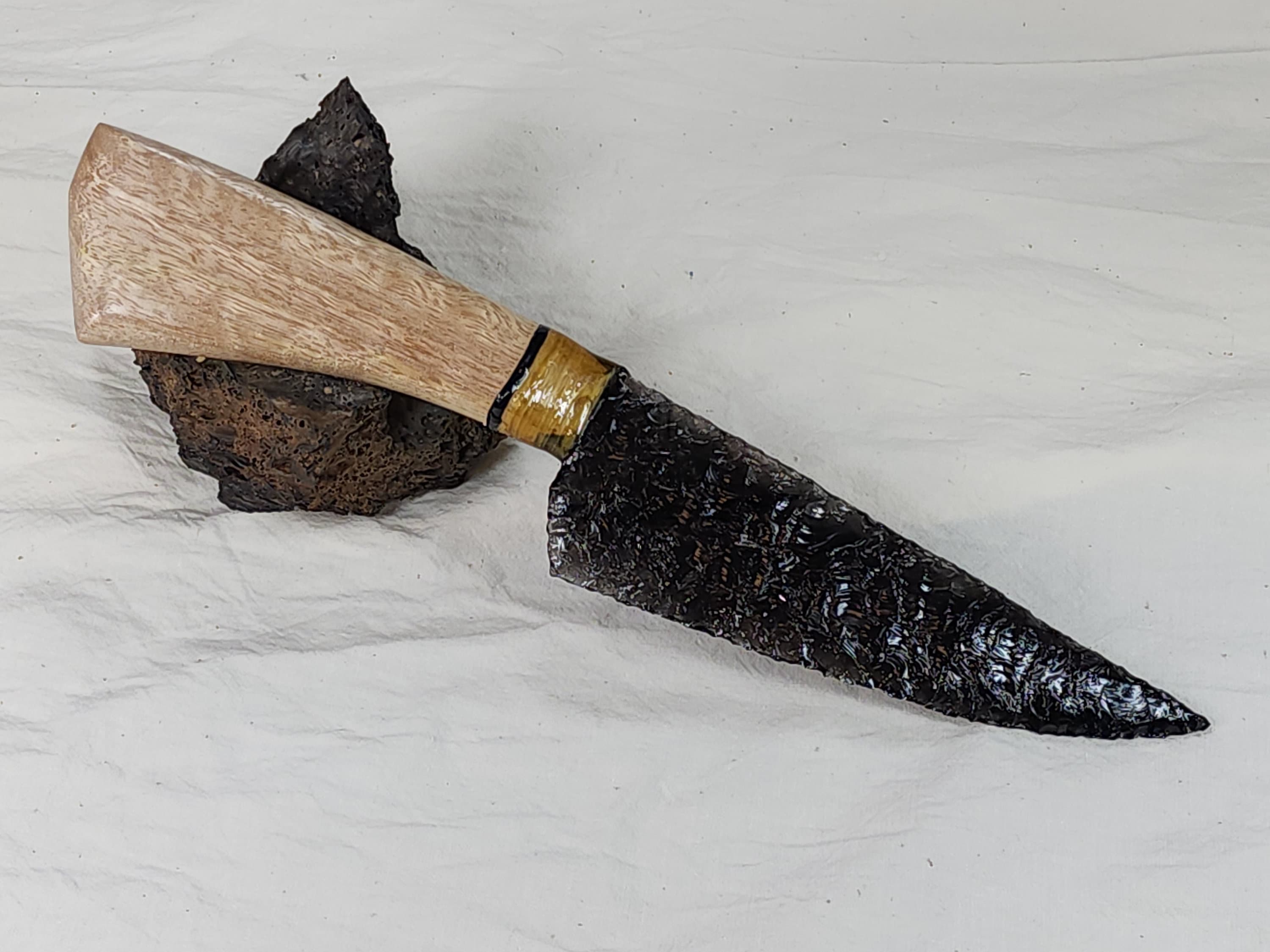 Obsidian Kitchen Knife
