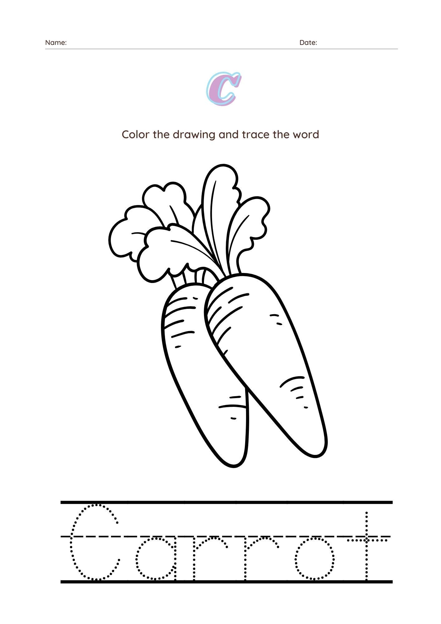 KIDS Alphabet A to Z Coloring Worksheet Set – Fun & Educational ...