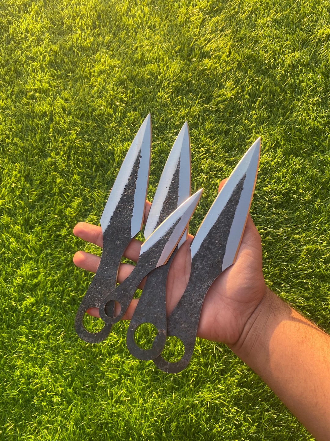Handmade Throwing Knives, A Set of Four Throwing Knives | Birthday Gift ...