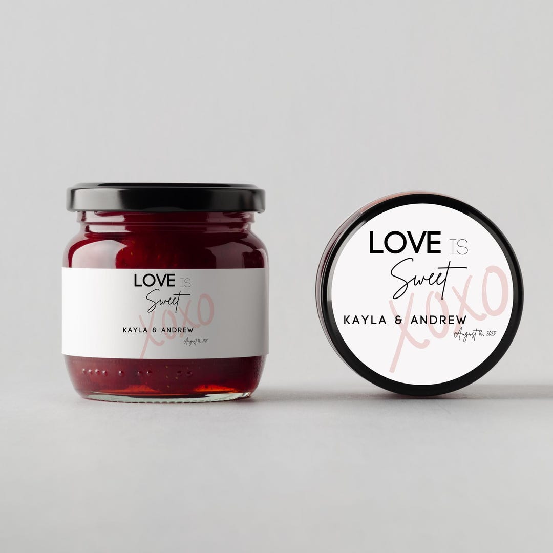 Love is Sweet - Editable Label and Tag Template Bundle - Etsy
