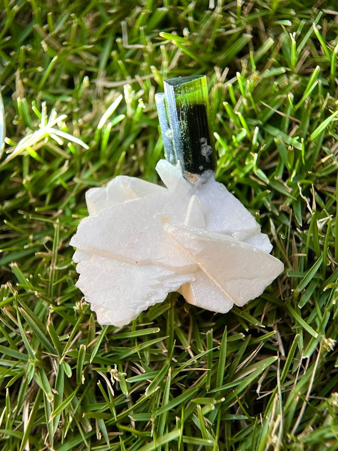 Green Tourmaline on Feldspar: Astak Nala, Pakistan - Etsy