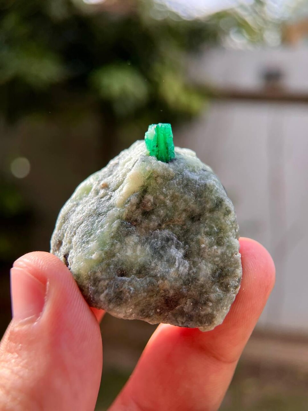 Natural Terminated Emerald Specimen – on Mother Rock, Pakistan - Etsy