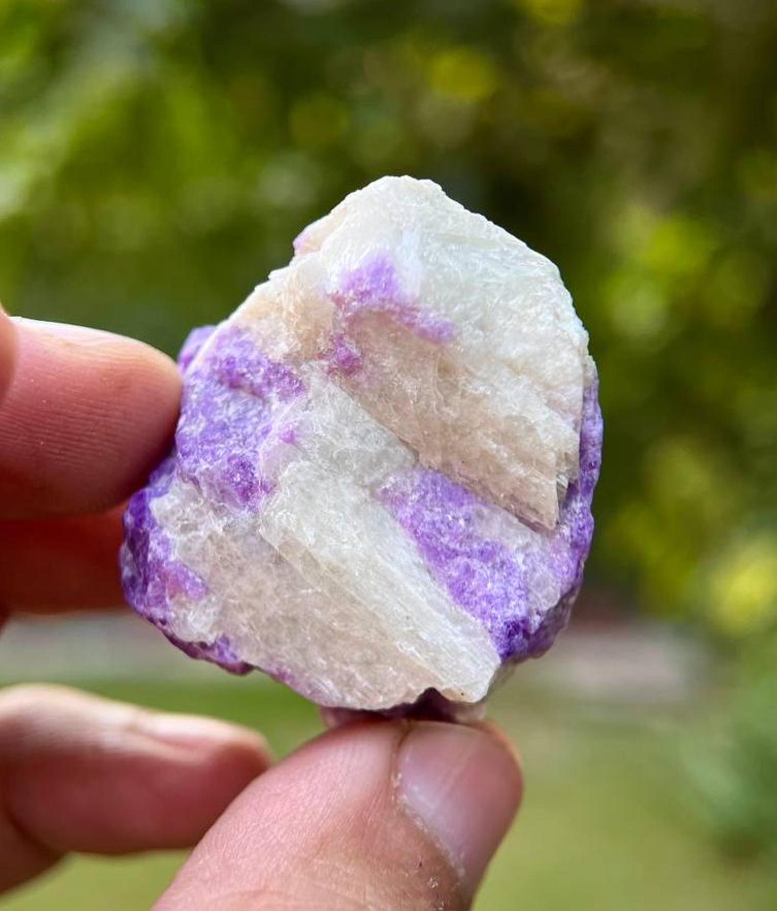 35 Gram Uv-reactive Hackmanite Raw Specimen | Raw Hackmanite, Purple ...