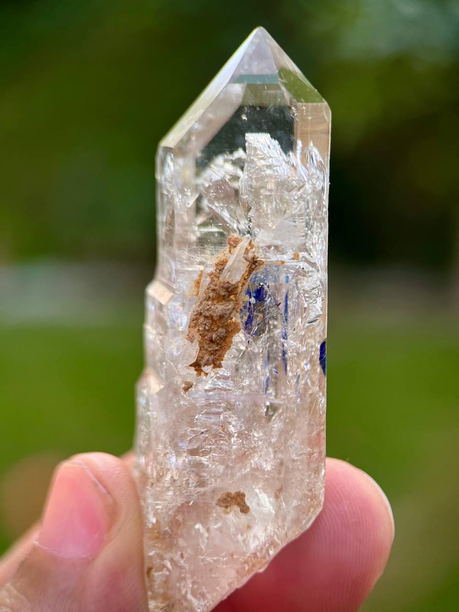 Stunning Quartz With Enhydro Inclusions, Natural Terminated Crystal ...