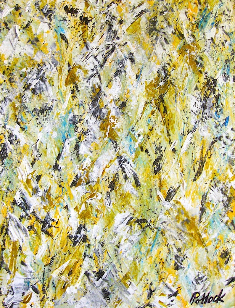 Jackson Pollock “winter Rhythm” Signed & Hand-numbered Ltd Edition ...