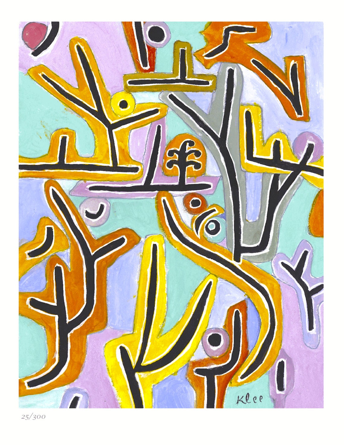 Paul Klee "park Near Lucerne" Signed & Hand-numbered Limited Edition ...