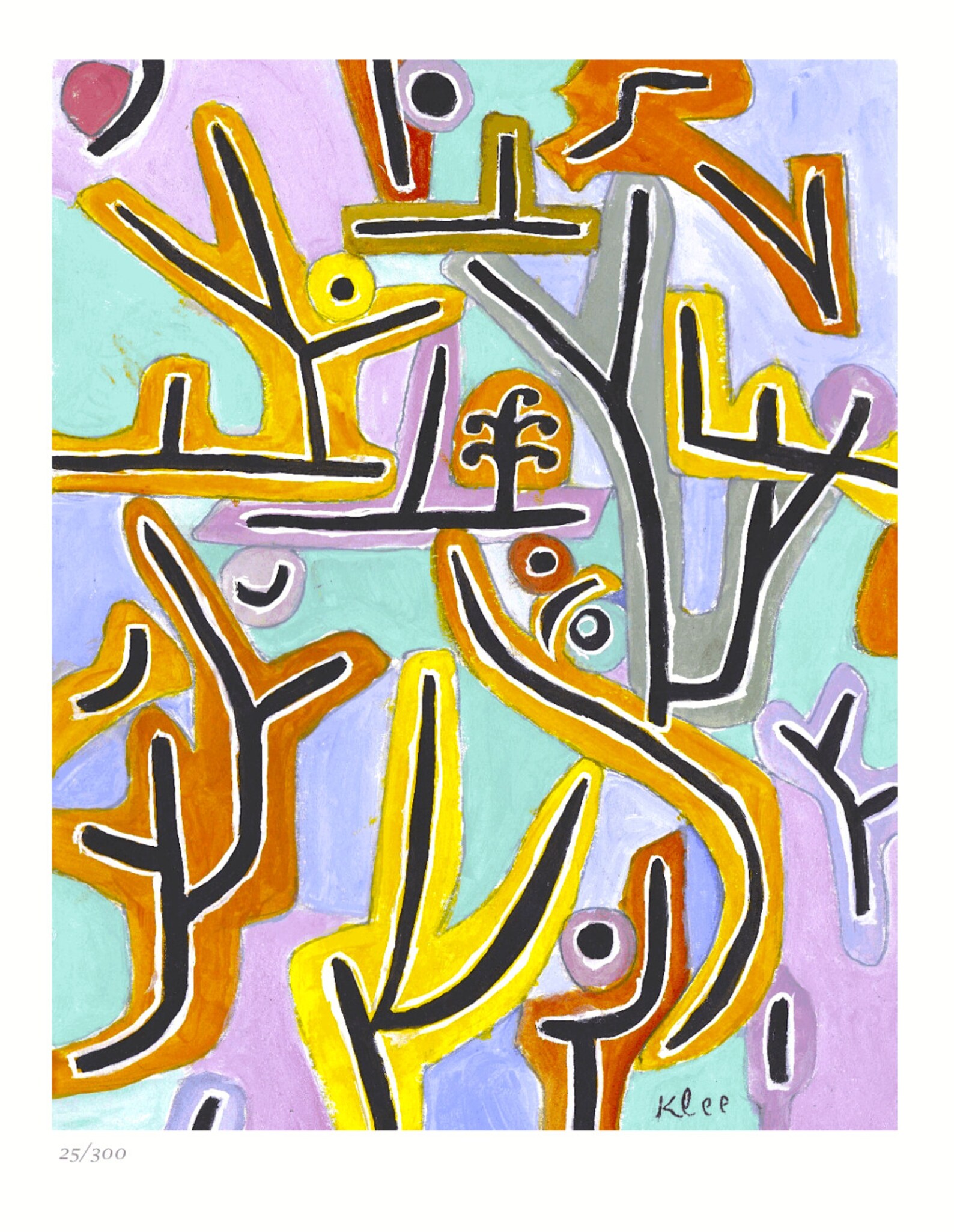 Paul Klee "park Near Lucerne" Signed & Hand-numbered Limited Edition ...