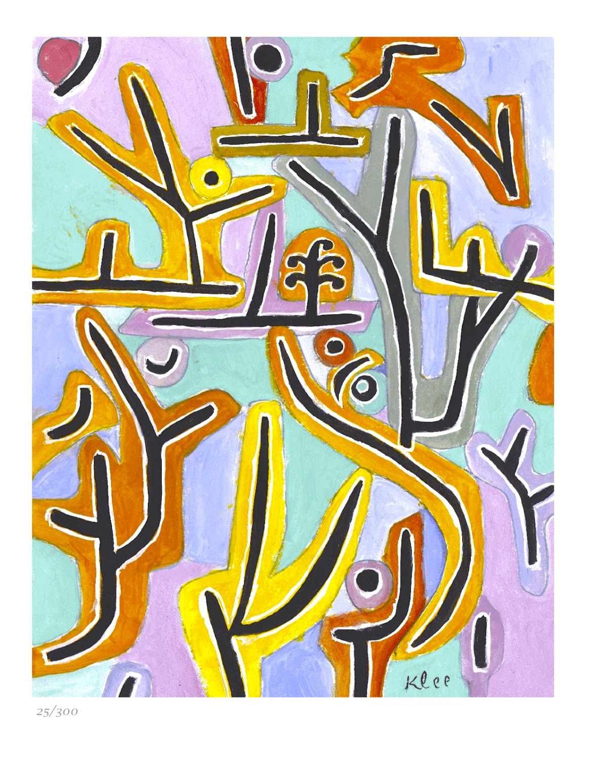 Paul Klee "park Near Lucerne" Signed & Hand-numbered Limited Edition ...