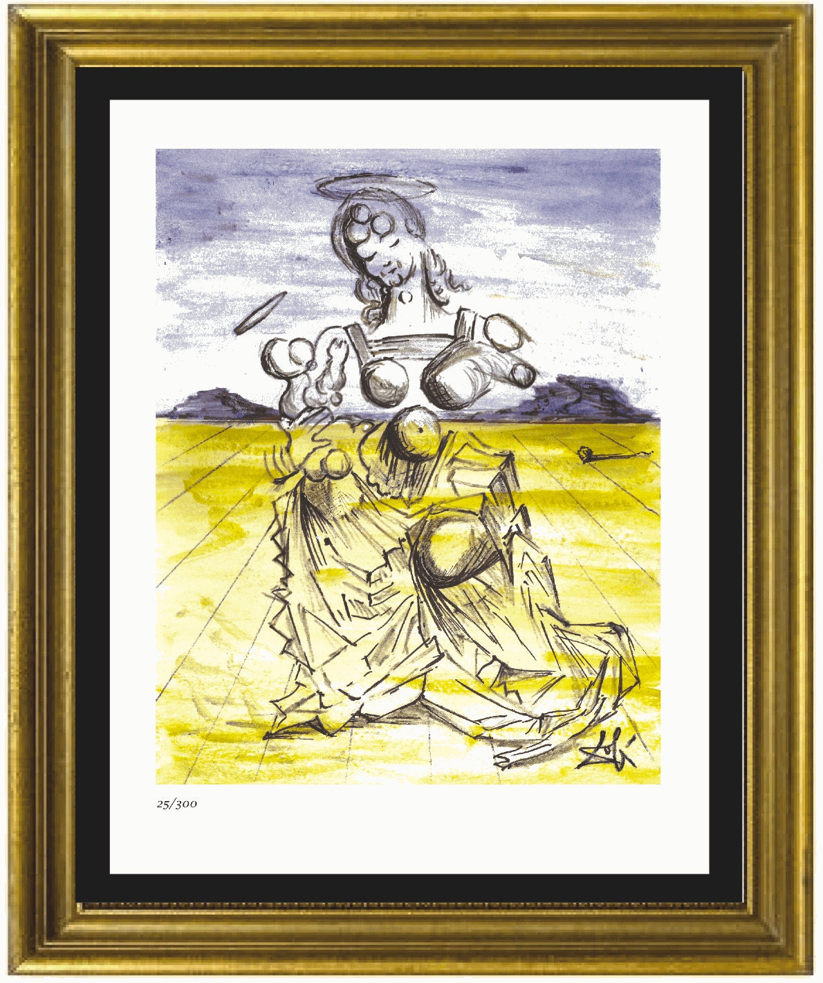 Salvador Dali "mother and Child” Signed & Hand-numbered Limited Edition ...
