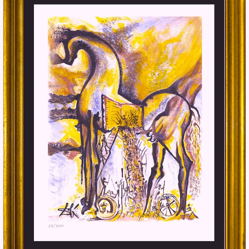 Dali Prints Horse - Etsy