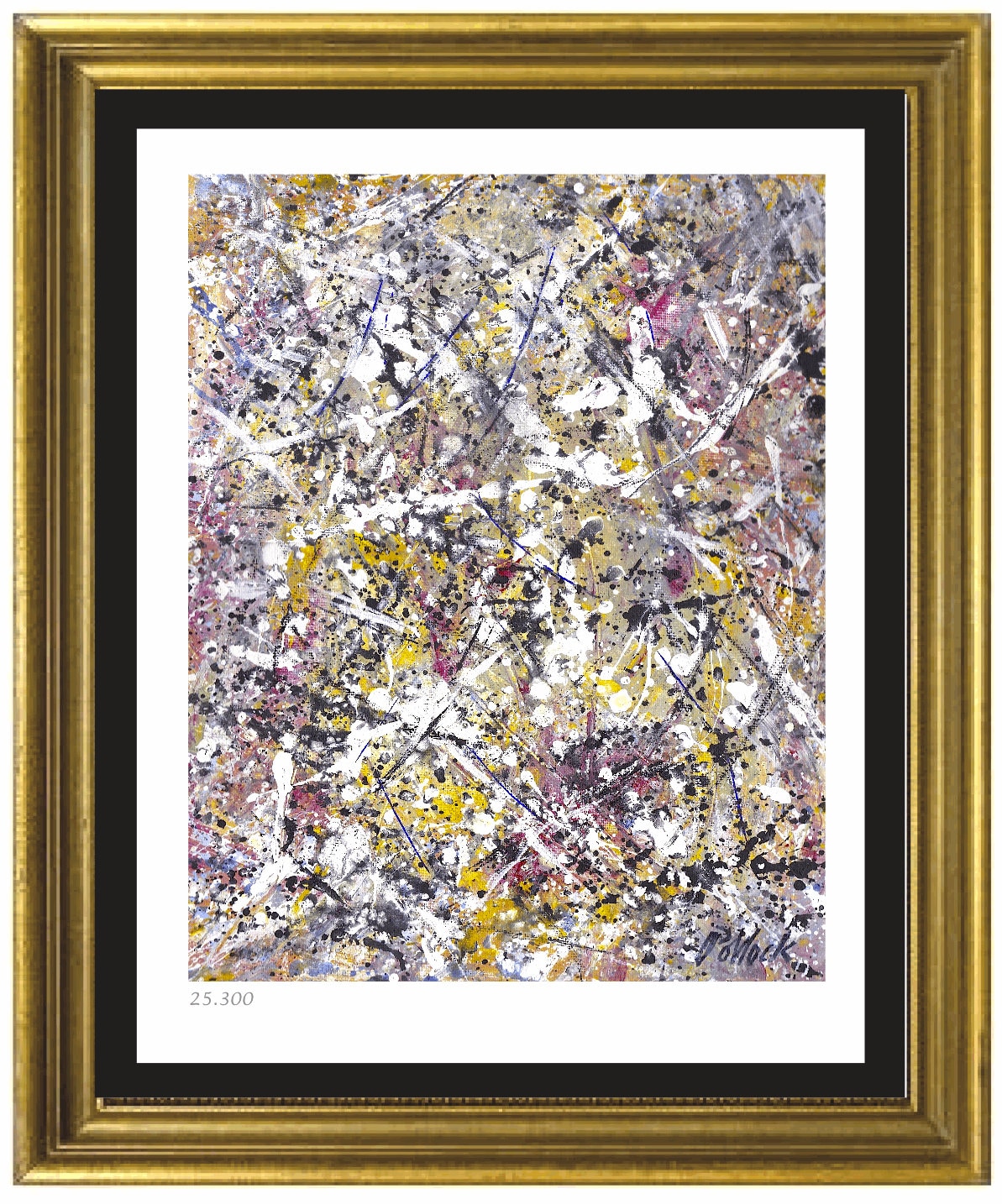 Jackson Pollock “number 1” Signed & Hand-numbered Limited Edition ...