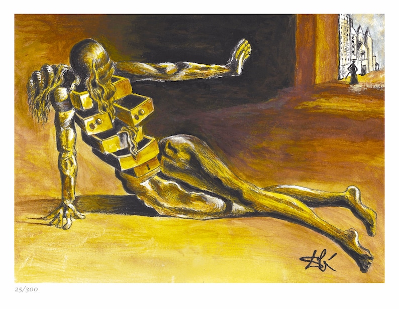 Salvador Dali "anthropomorphic Cabinet” Signed & Hand-numbered Limited ...