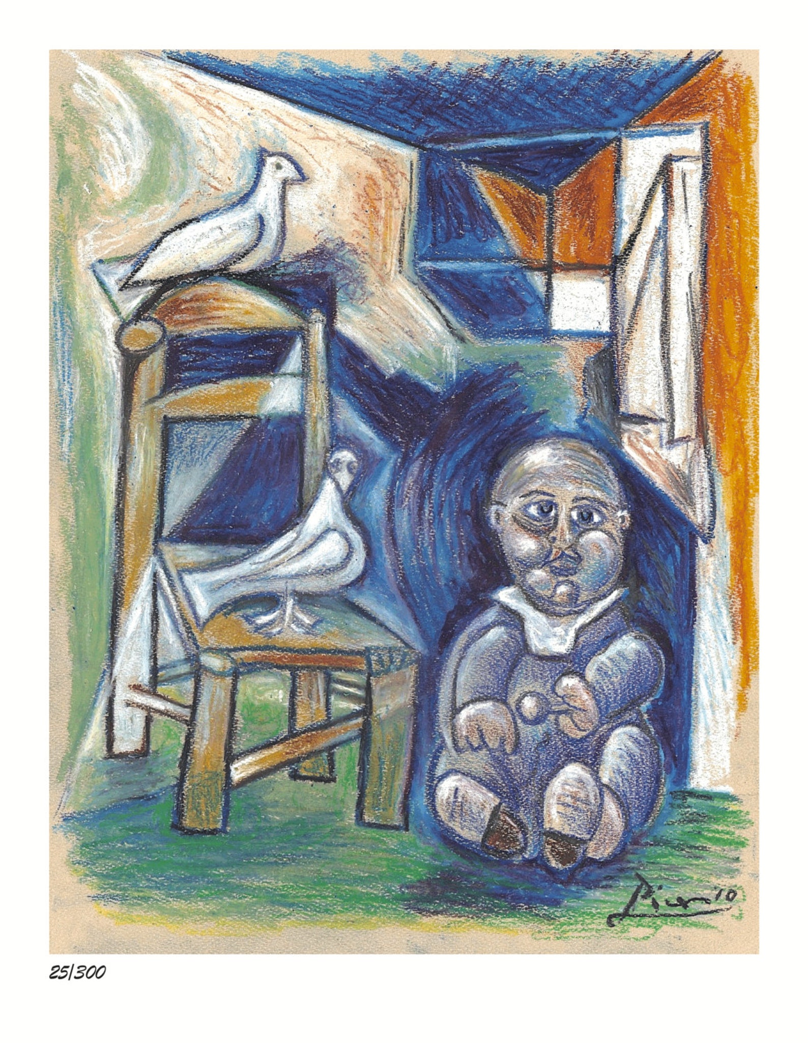 Pablo Picasso Child With Doves” Signed & Hand-numbered Limited Edition ...