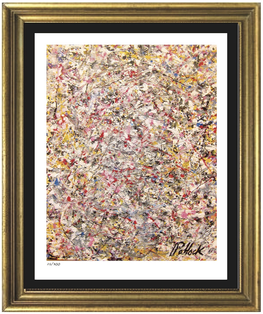 Jackson Pollock “untitled” Signed & Hand-numbered Ltd Edition ...