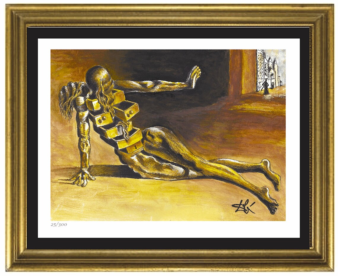 Salvador Dali "anthropomorphic Cabinet” Signed & Hand-numbered Limited ...