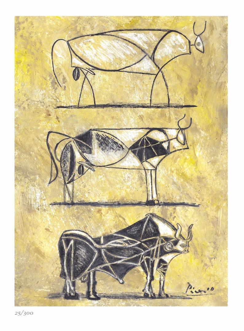 Pablo Picasso "evolution of Bull" Signed & Hand-numbered Limited ...