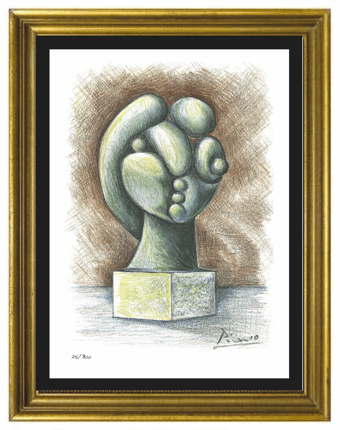 Pablo Picasso “study for Sculpture of a Head” Signed & Hand-numbered ...