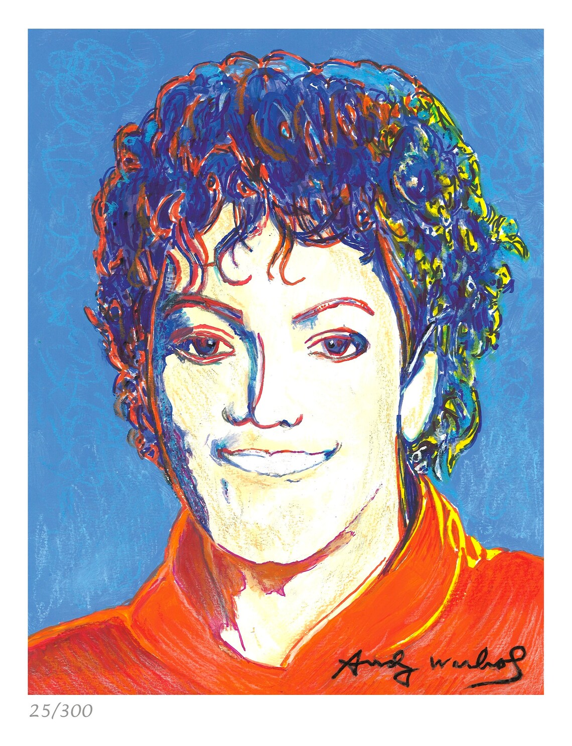Andy Warhol “michael Jackson” Limited Edition Lithograph Print, Plate ...
