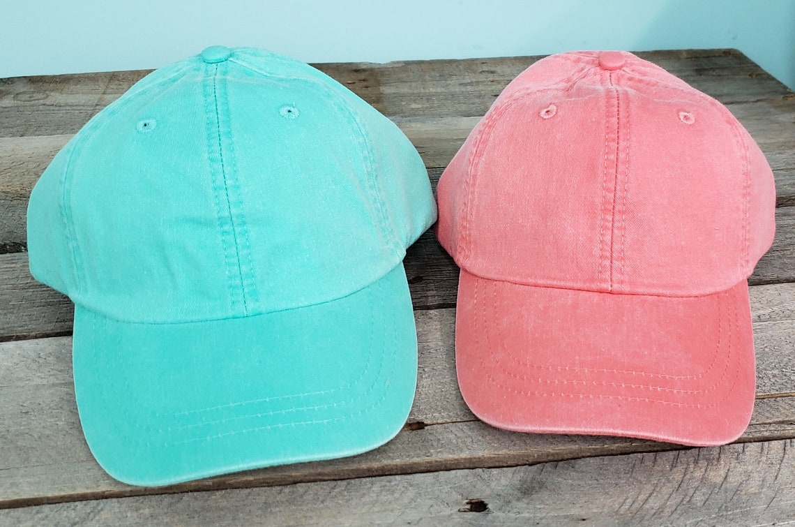 Beach Hair Adams Baseball Hat coral or Sea Foam Free - Etsy