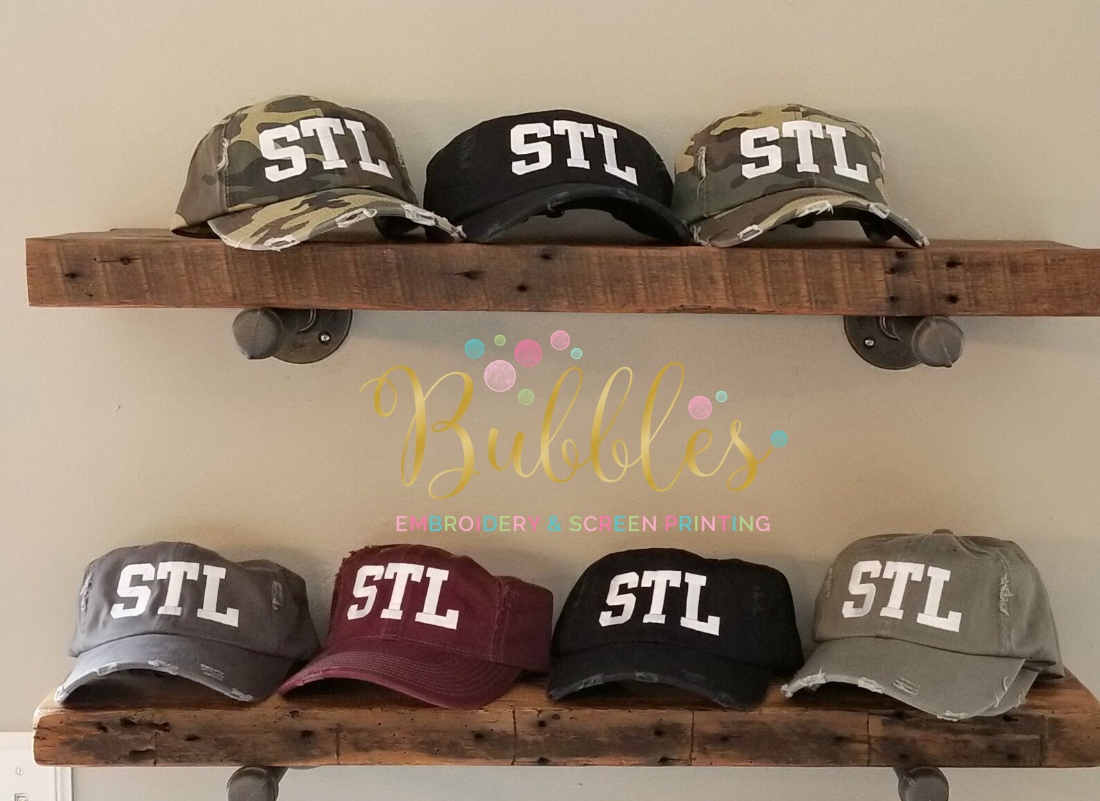 STL Distressed Hats-lots of Colors Availble-can Change to Any - Etsy