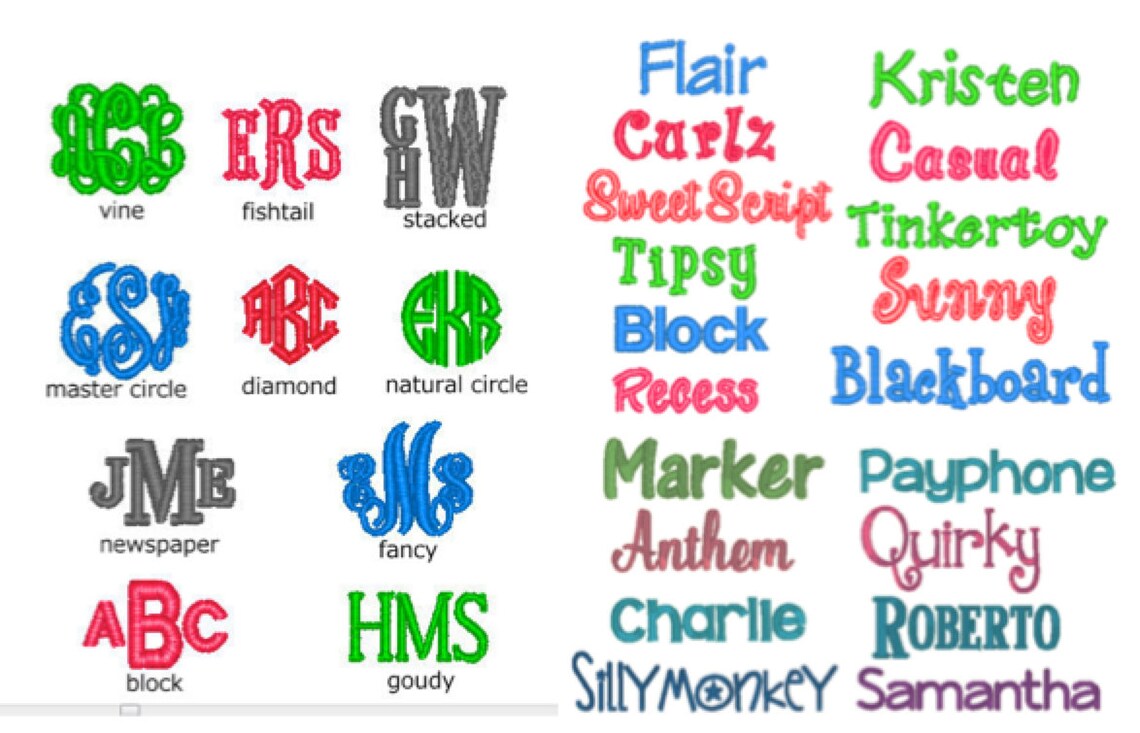Kids Stacked Monogrammed Crewneck Sweatshirt Children Youth; Large ...