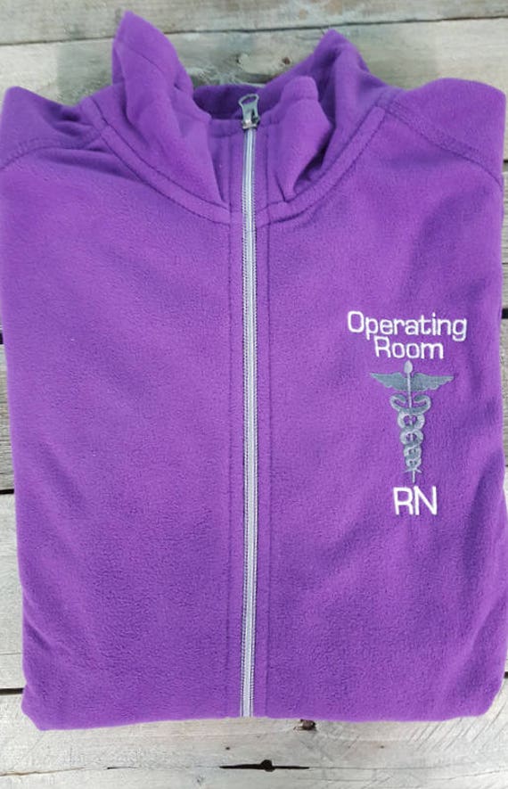 Operating Room Nurse Jacket Purple RN Ladies Lightweight | Etsy