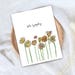 Handmade Watercolour Sympathy Card, My Condolences, Thinking of You ...