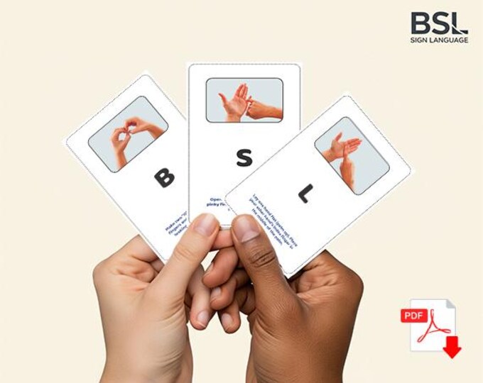 BSL Alphabet - Etsy UK