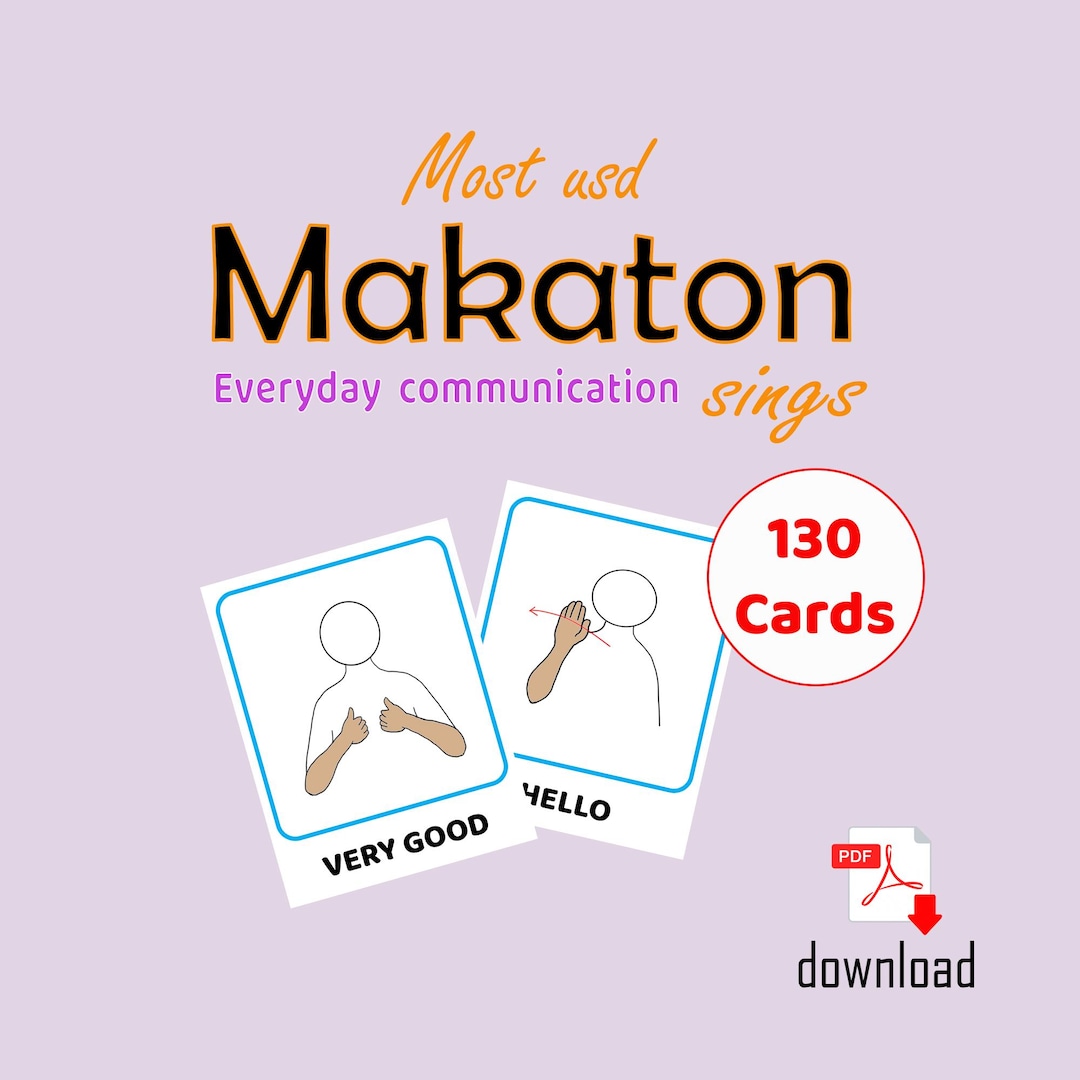 Makaton | Communication Cards | Now & Next Cards | Sign Language (PDF ...