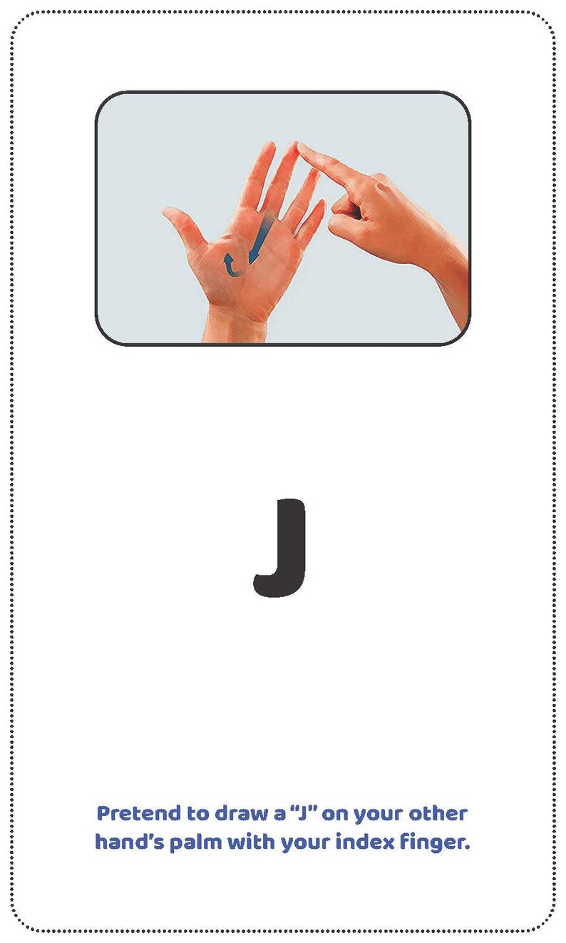 BSL Alphabet Flashcards Printable, Learn British Sign Language Alphabet ...