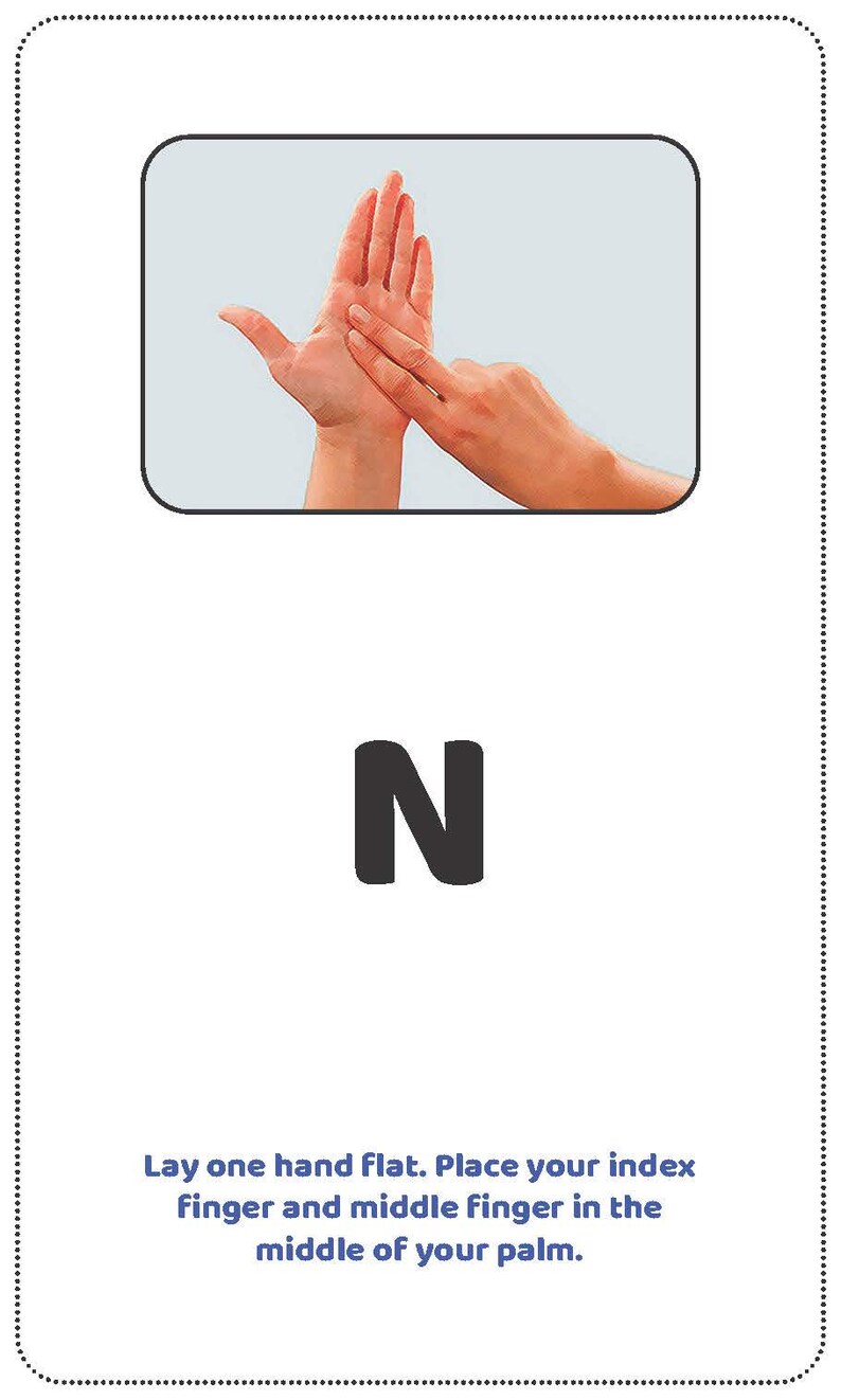 BSL Alphabet Flashcards Printable, Learn British Sign Language Alphabet ...