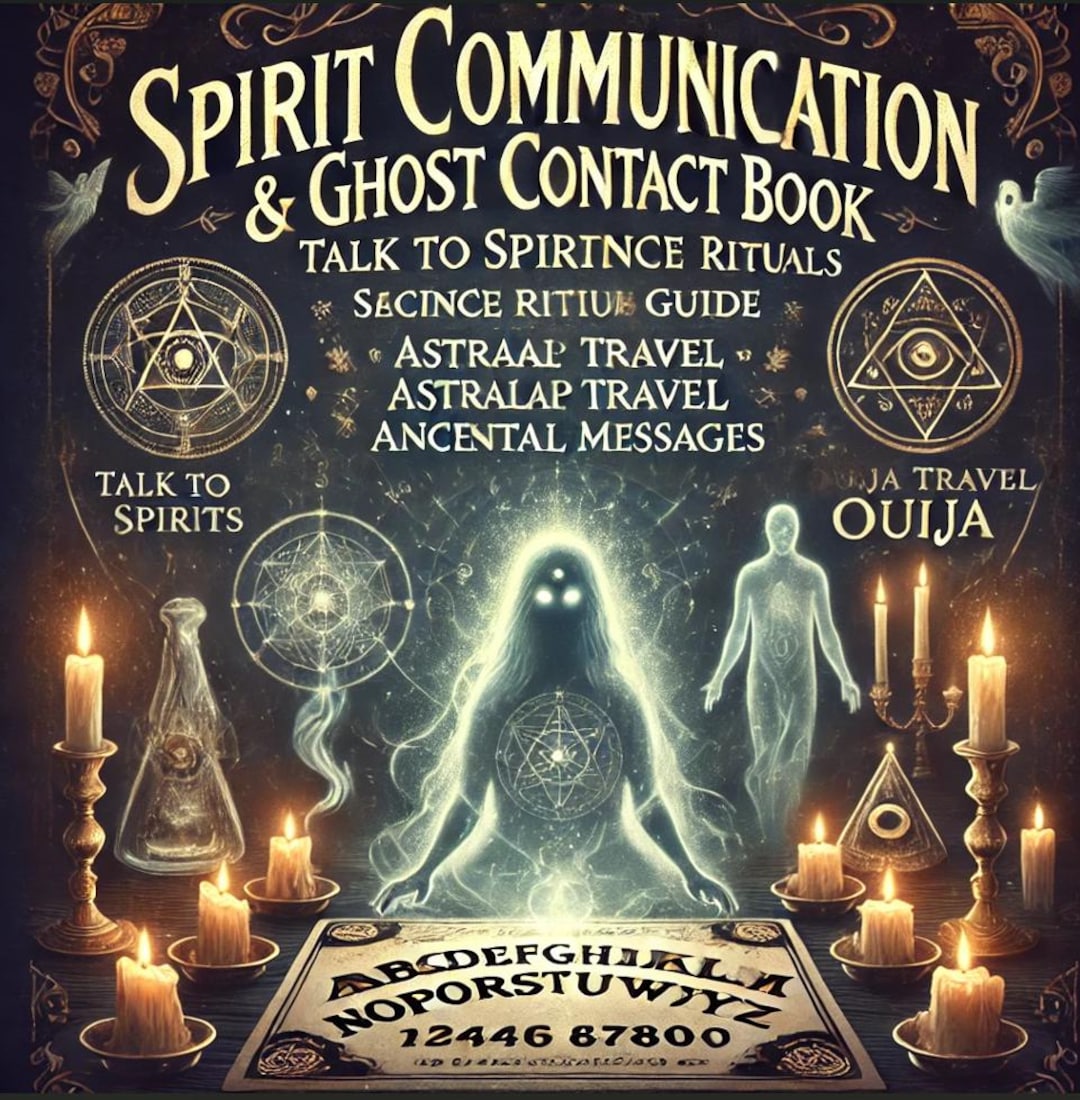 Spirit Communication Ghost Contact Book | Talk to Spirits, Séance ...