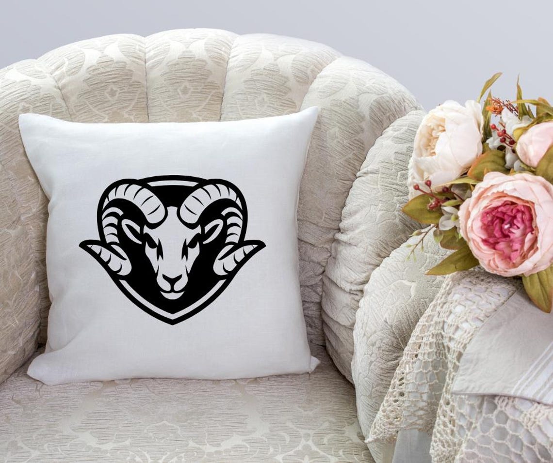 Ram Head SVG Bundle, Ram Face Svg, Ram Silhouette, Ram Cut Files for ...