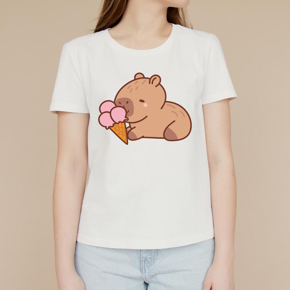 Cute Capybara PNG, Summer Capybara SVG Bundle, Anime Cartoon Digital ...
