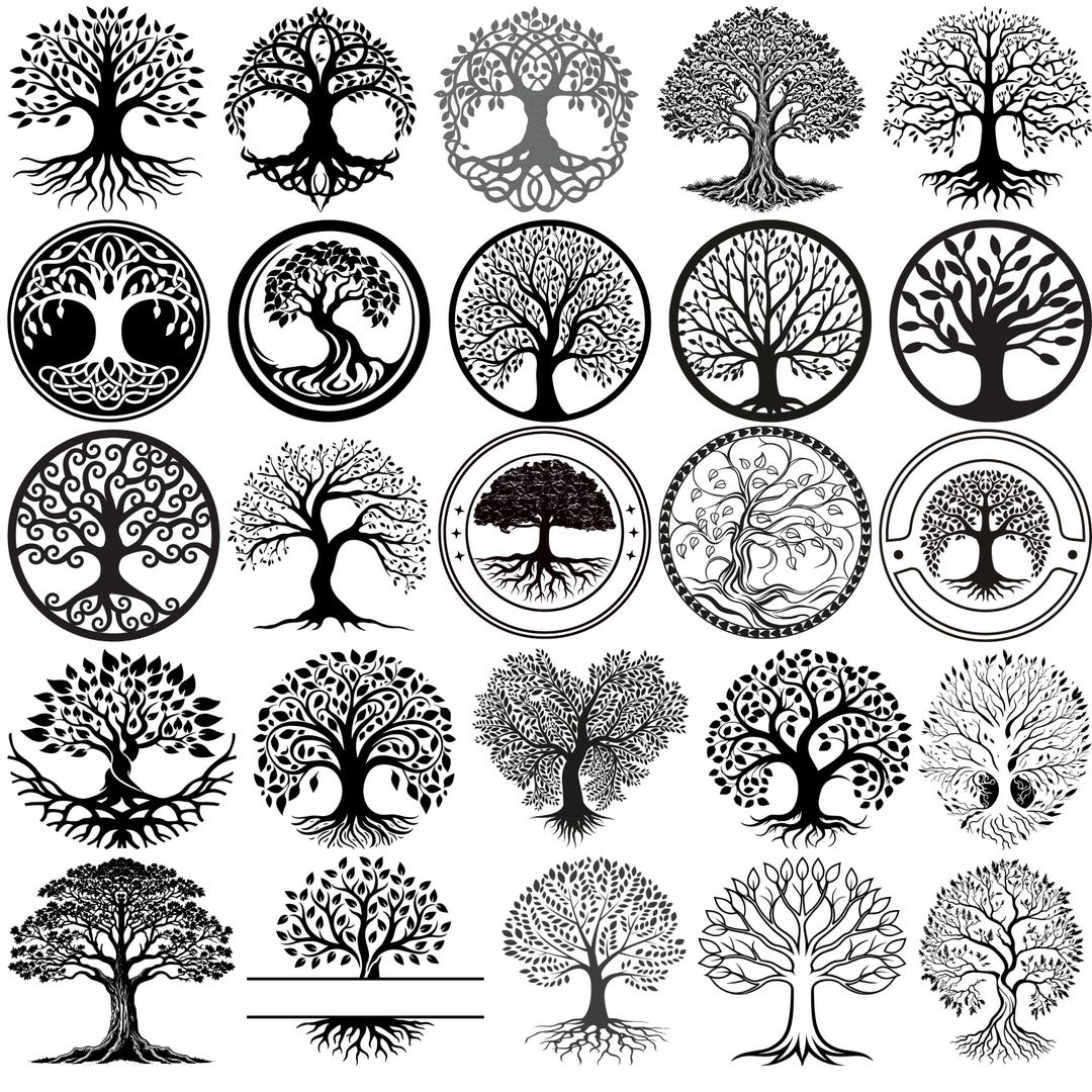 Tree of Life SVG Bundle, Tree of Life Svg Cut Files for Cricut, Heart ...