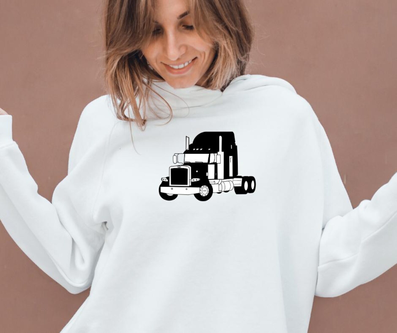 Semi Truck SVG, Semi Truck Clipart, Semi Truck SVG Cut Files, Trucker ...